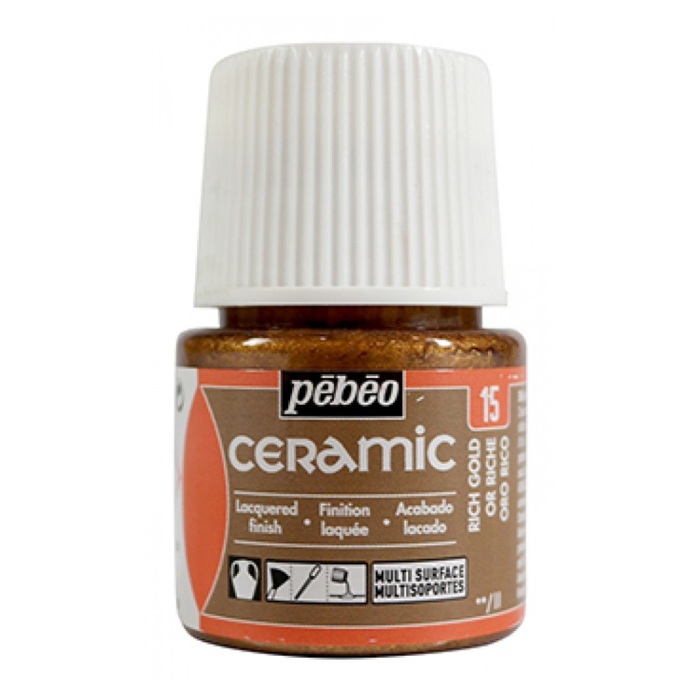 15 RICH GOLD PEBEO CERAMIC | PEBEO CERAMIC 15