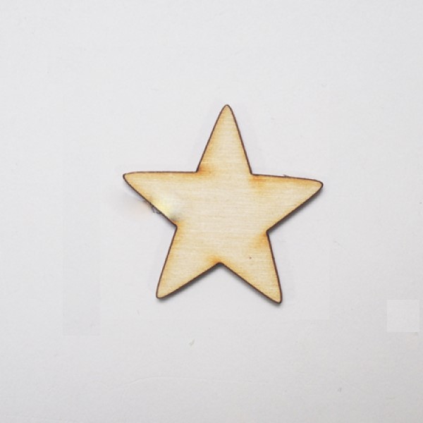 ΞΥΛΙΝΟ ΑΣΤΕΡΑΚΙ 3.7CM | ΑΣΤΕΡΑΚΙ ΞΥΛΙΝΟ 3.7CM