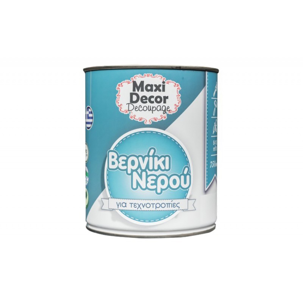 ΒΕΡΝΙΚΙ ΝΕΡΟΥ ΓΥΑΛΙΣΤΕΡΟ MAXI DECOR 750ML | MAXI DECOR ΓΥΑΛΙΣΤΕΡΟ